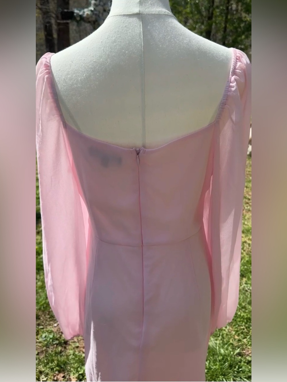 Lulus | Dresses | Y2k Lulus Blush Pink Sweetheart Mini Dress With Sheer ...